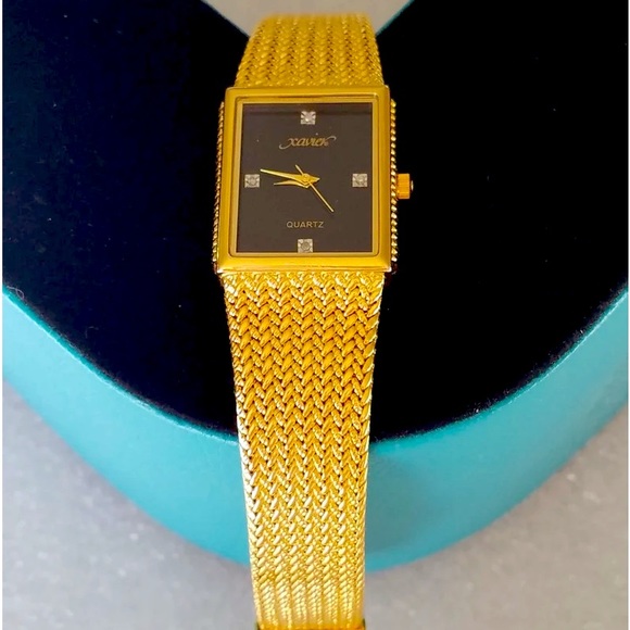 Xavier | Accessories | Vintage Xavier Genuine Diamond Mens Watch | Poshmark
